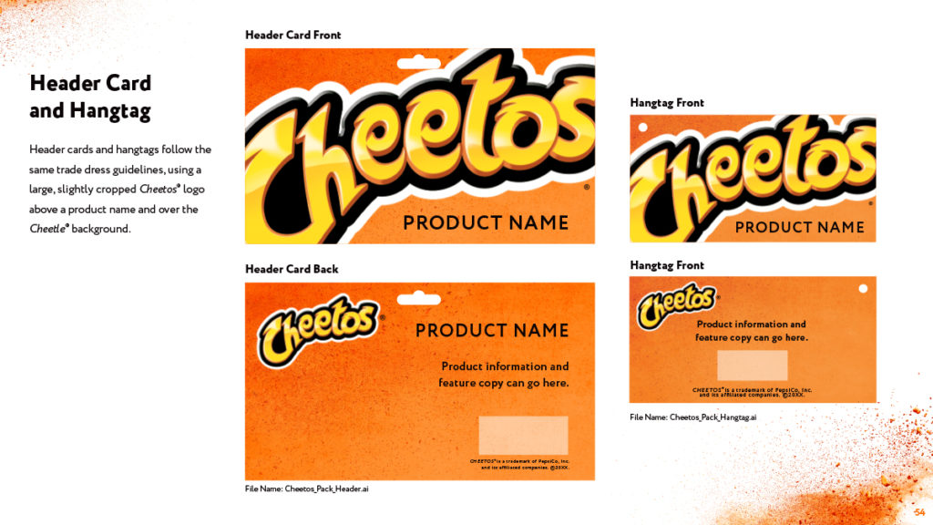 Cheetos Licensing Style Guide | StyleWorks Creative