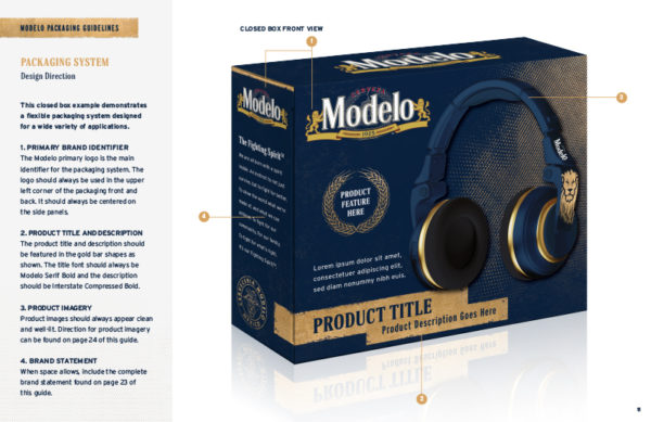 Packaging Guidelines & Retail Vision for Modelo | StyleWorks