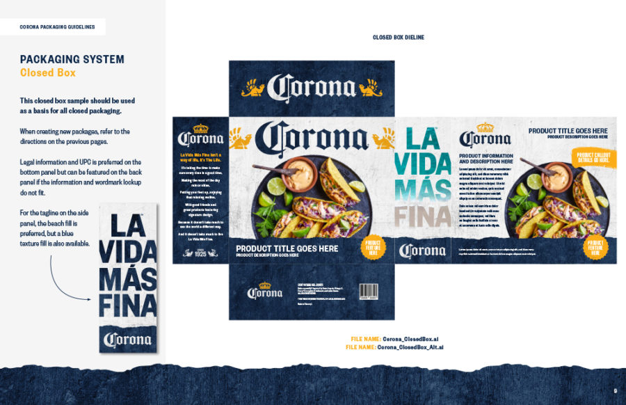Trade Dress for Corona Packaging | StyleWorks Creative